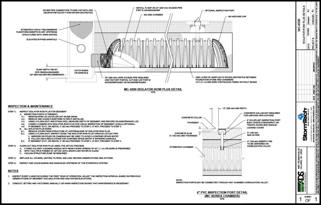 STORMTECH MC-4500 – ADS Apps