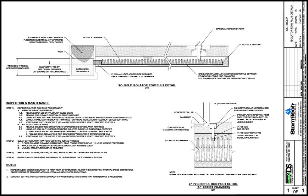 STORMTECH SC-160 – ADS Apps