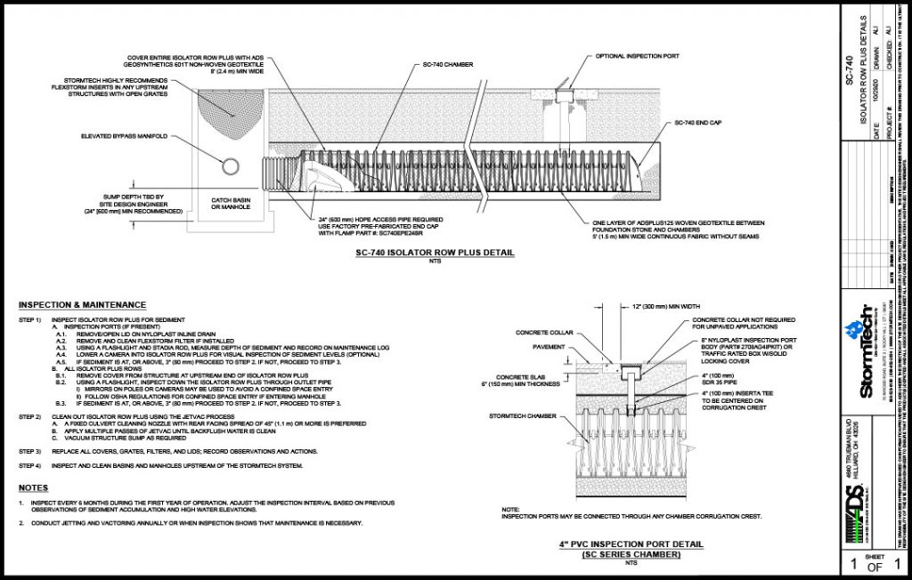 STORMTECH SC-740 – ADS Apps